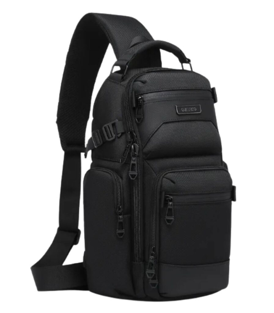 OZUKO 9805 Chest Sling Bag – Waterproof Oxford, Anti-Theft, Lightweight ...
